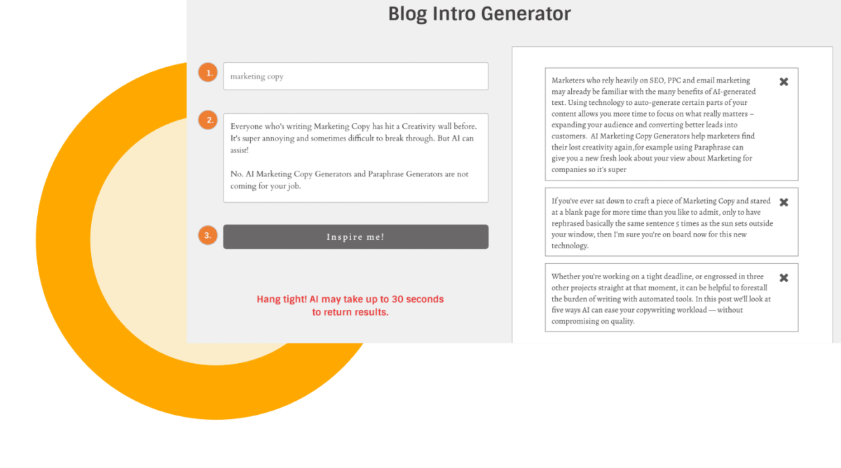 AI-Powered Paraphrase Generator - Reword Your Marketing Copy