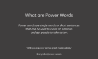 How to use Power Words to Write Effective Marketing Copy