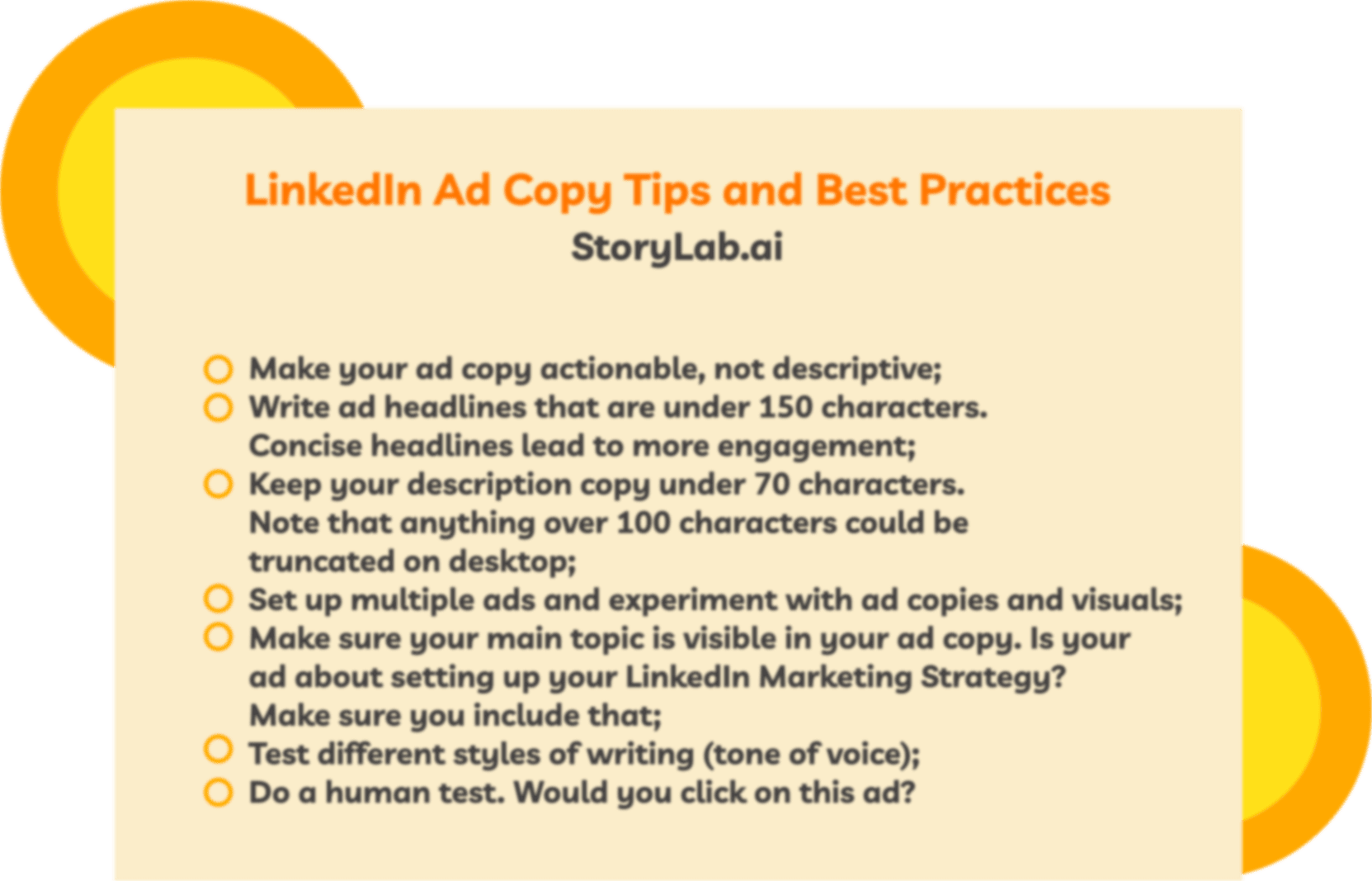 LinkedIn Ad Copy Generator. Powered by AI [Start for Free]