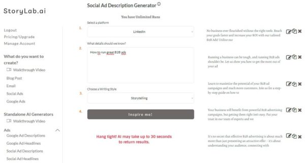 AI Ad Copy Generators. Improve Your ROI [Start for Free]