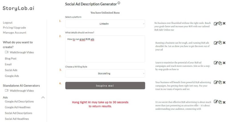 AI Ad Copy Generators. Improve Your ROI [Start for Free]