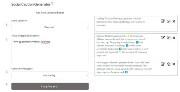 AI Pinterest Description Generator - SEO Descriptions [Start Free]