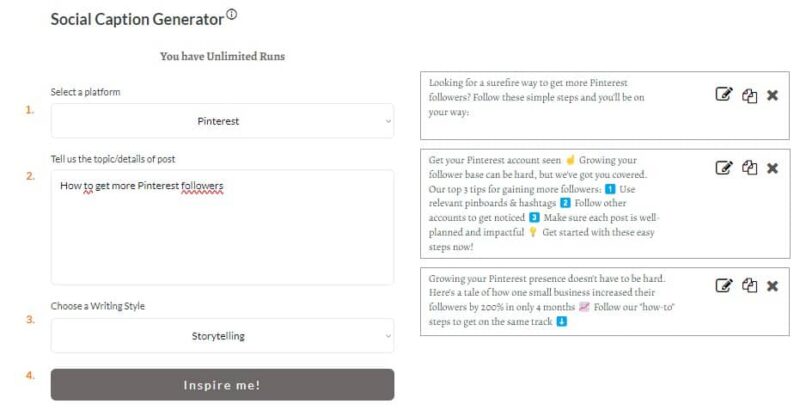 AI Pinterest Description Generator - SEO Descriptions [Start Free]