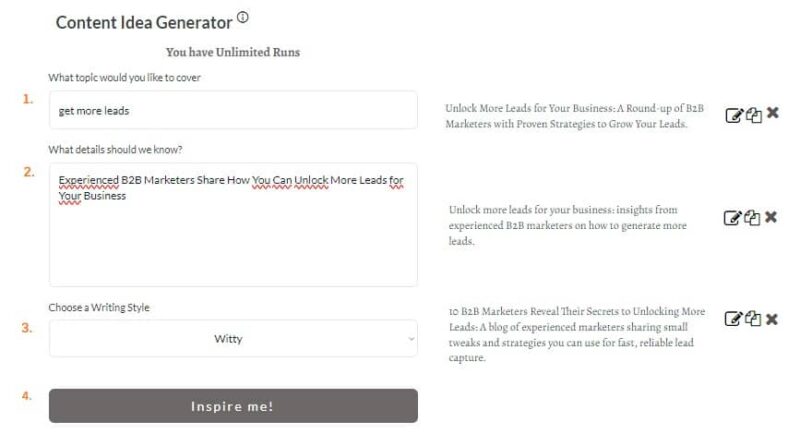 Content Idea Generator. Powered by AI [Start for Free]