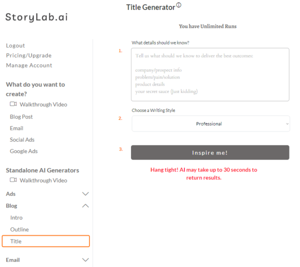 AI Blog Title Generator - Catchy SEO Headlines [Start For Free]