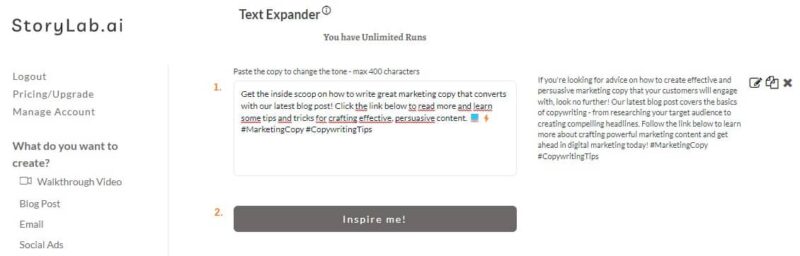 AI-Powered Text - Content - Sentence Expander [Start for Free]