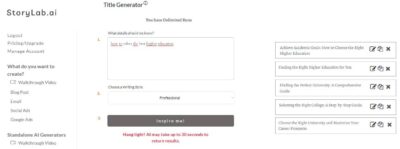 Examples of Catchy Higher Education Blog Post Titles