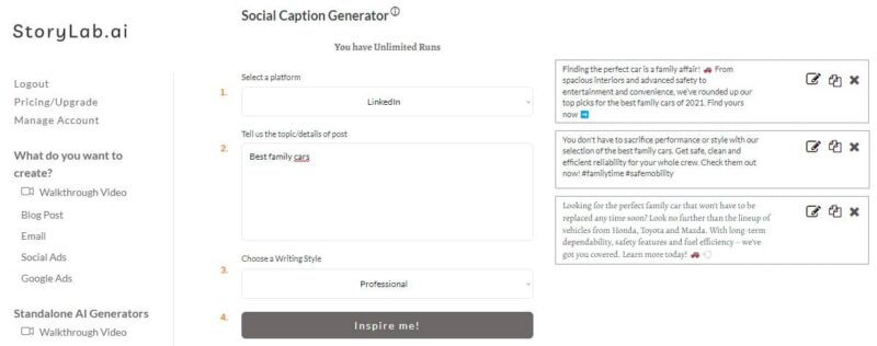 Automotive LinkedIn Content Ideas [+ LinkedIn Caption Generator]