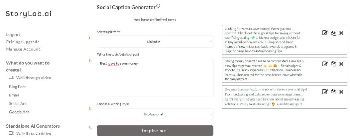 Effective Banking LinkedIn Content Ideas [+ LI Caption Generator]