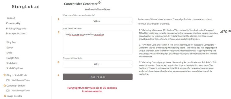 AI Campaign Builder Generator Tool - More Than Just Ad Copy!