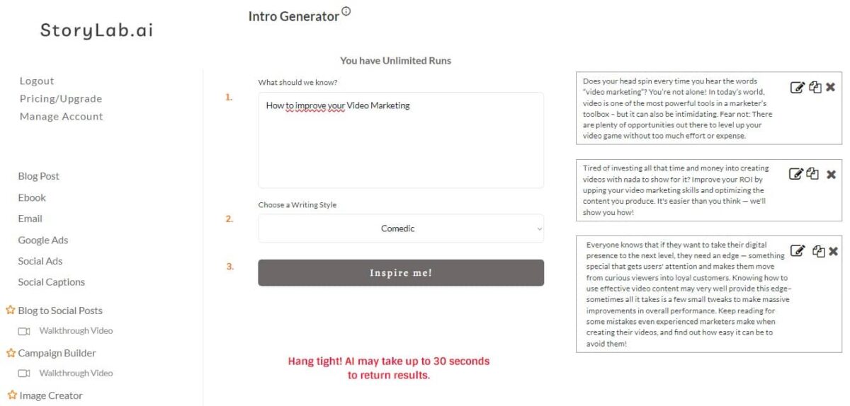 AI YouTube Video Script Generator [Start for Free]