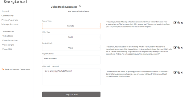 AI Video Hook Generator - Create Engaging Videos [Start for Free]