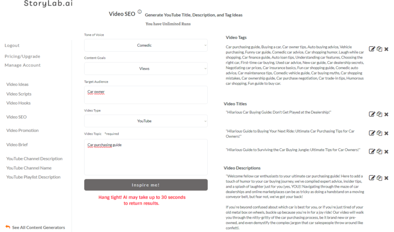 Examples of Catchy Automotive YouTube Video Titles [+ AI Tool]