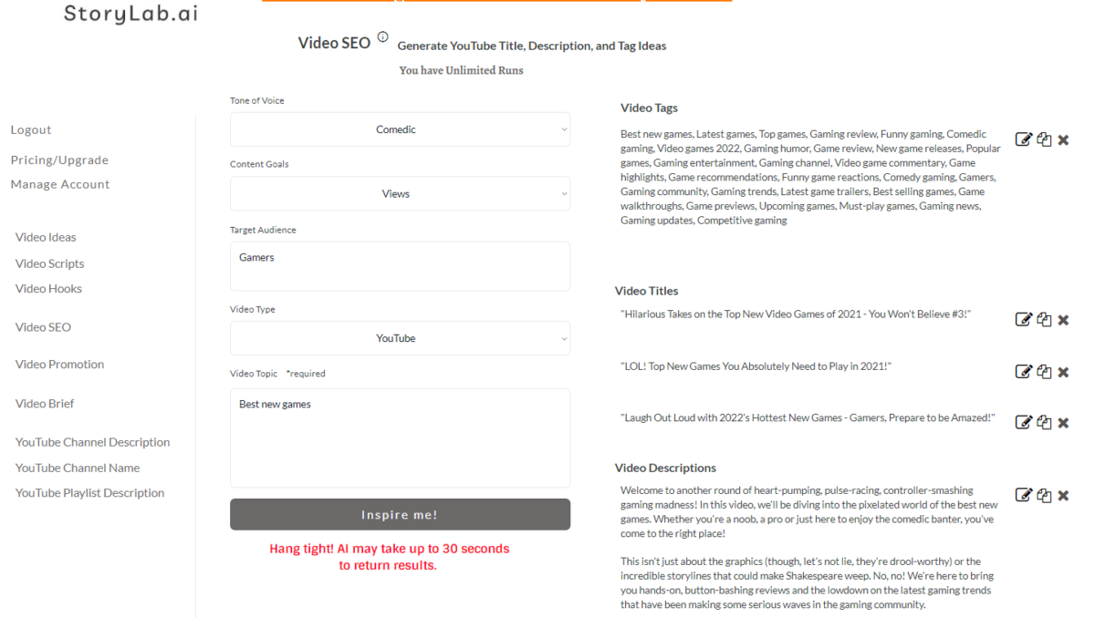 Gaming YouTube Video Title Examples [+ AI Title Generator]