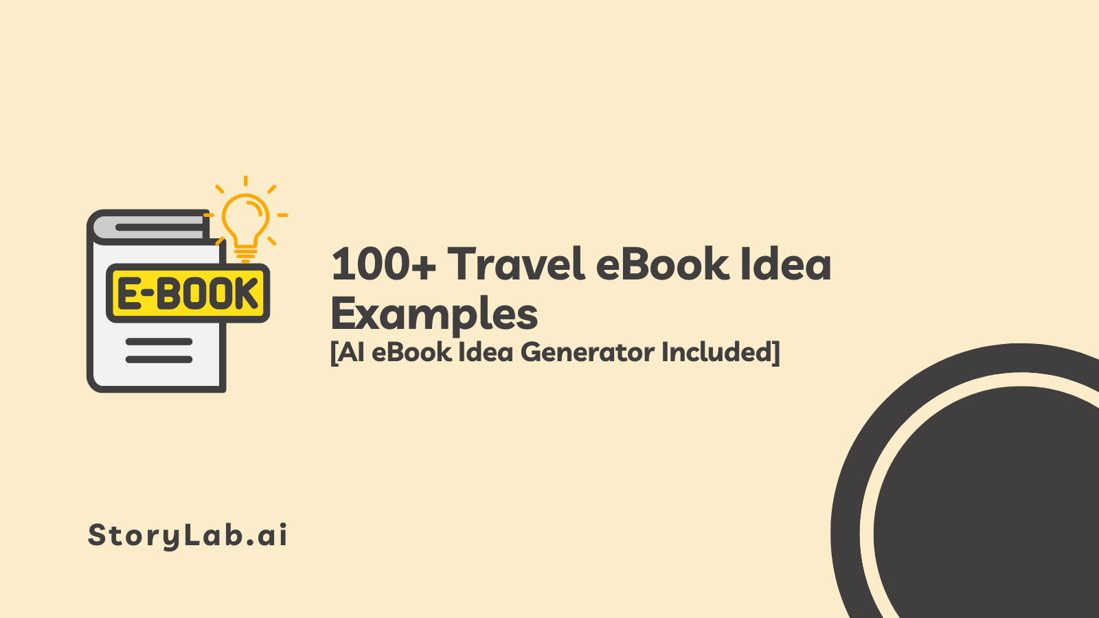 100+ Travel eBook Idea Examples and an AI eBook Idea Generator