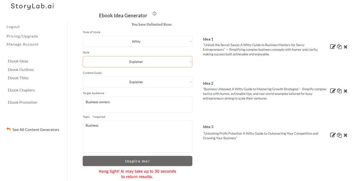 100+ Business eBook Idea Examples [+ AI eBook Idea Generator]