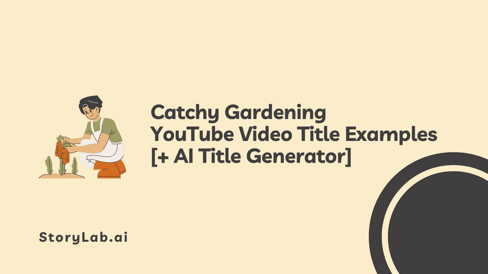 Catchy Gardening YouTube Video Title Examples [Title Generator]