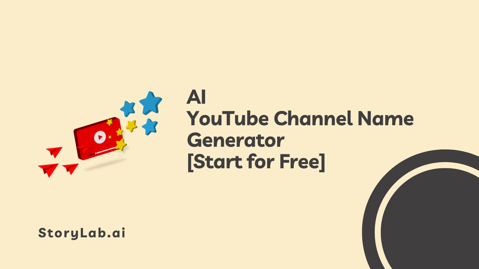 AI YouTube Channel Name Generator [Start for Free]
