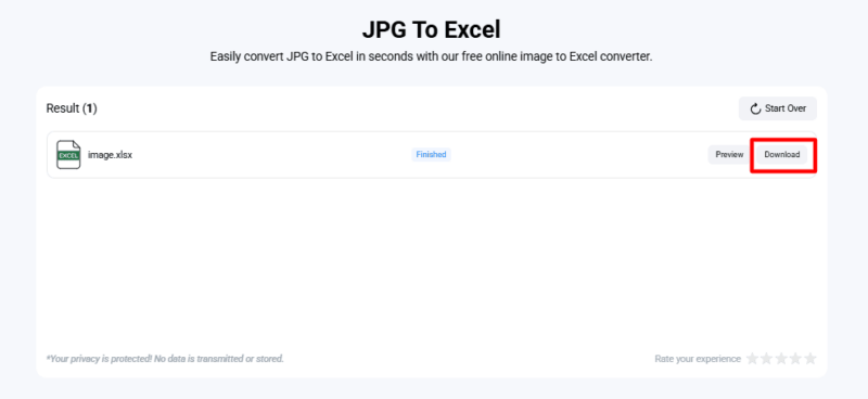 Image to Excel for E-Commerce: Product Listings to Spreadsheets