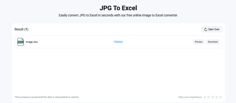 Image to Excel for E-Commerce: Product Listings to Spreadsheets